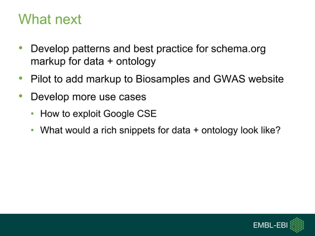 schema.org and biomedical ontologies | PPTX