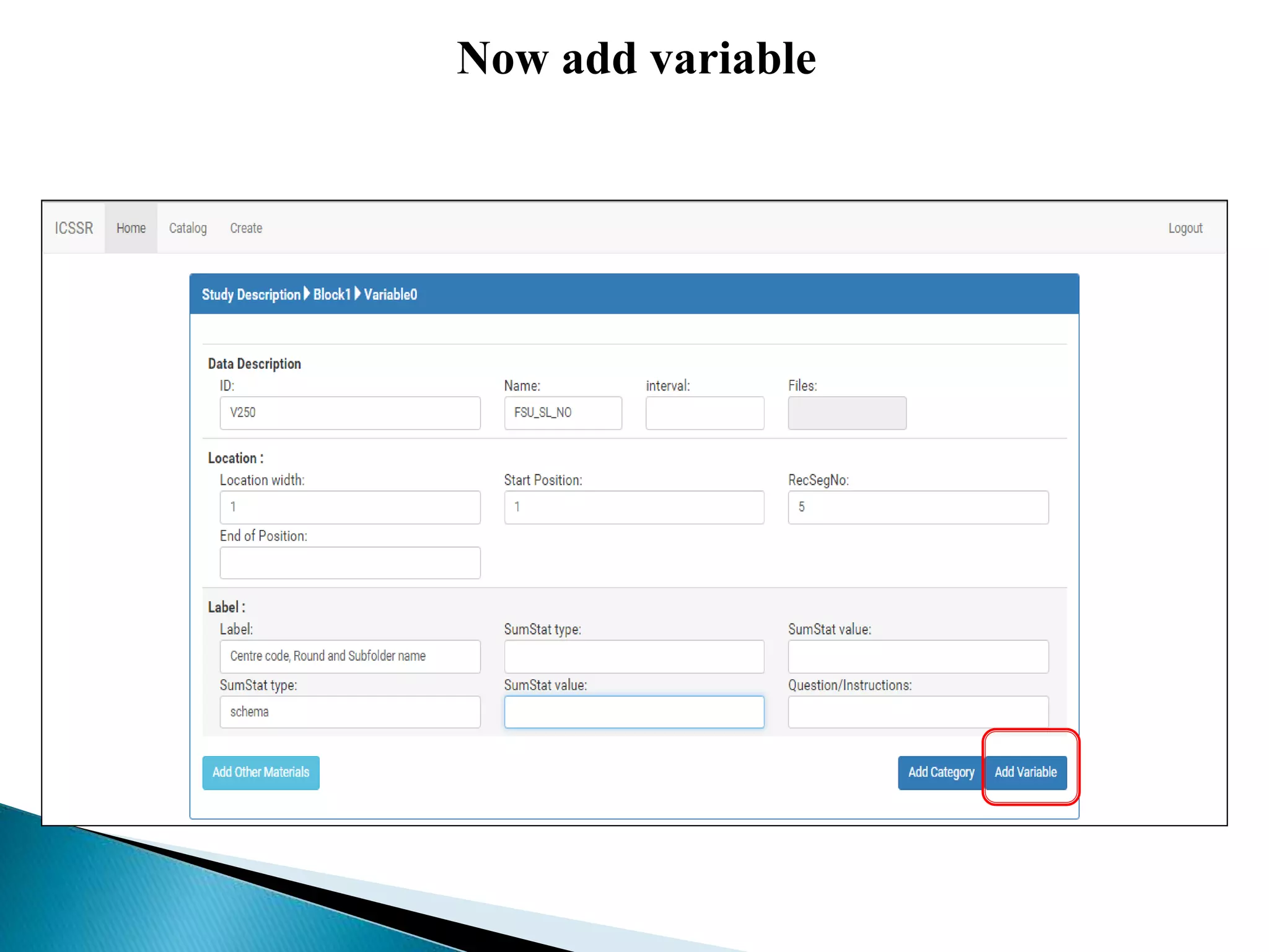 Microdata cataloging tool (nada) | PPTX