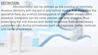Microdentistry | PPTX