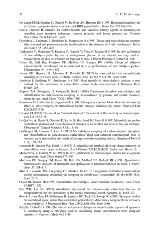 Microdialysis in drug development | PDF | Chemistry | Science