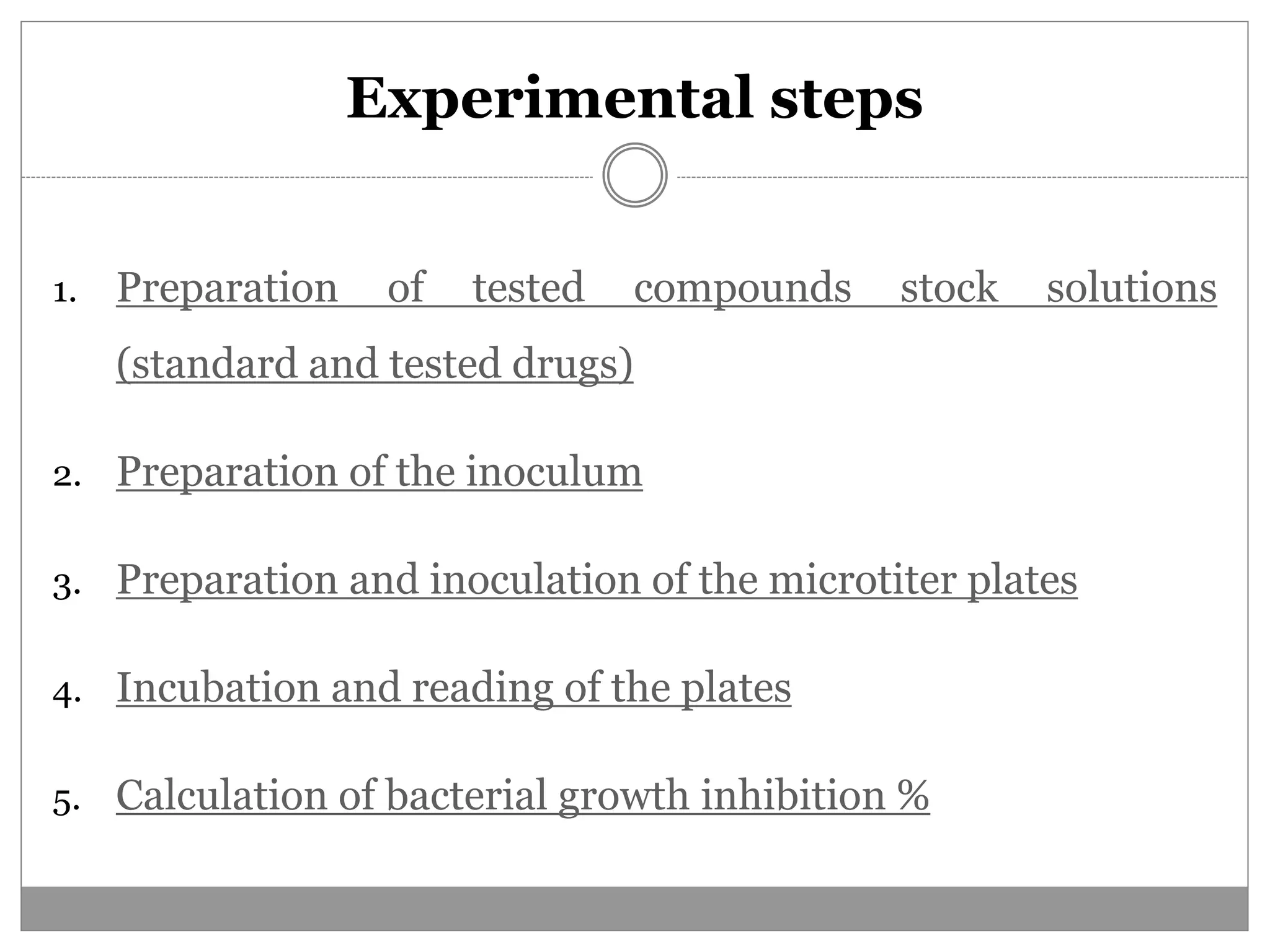 Microdilution assay | PPSX