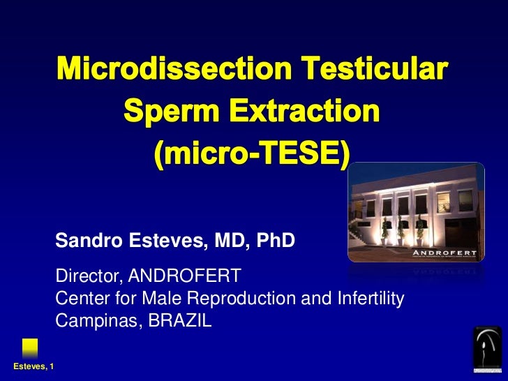 Microdissection Testicular Sperm Extraction