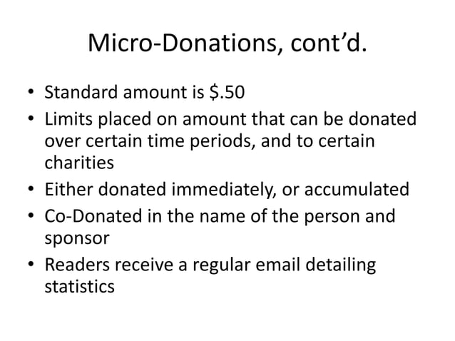 Micro donations at_detroit_newspapers_revised | PPT