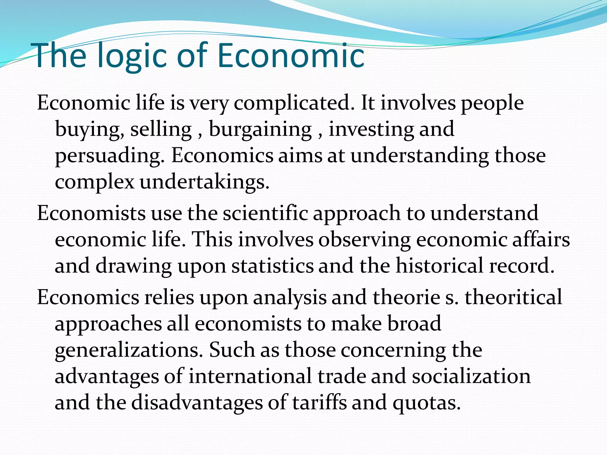MICRO ECONOMICS-CHAPTER-1 | PPTX