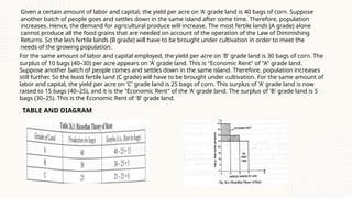 MICROECONOMICS: RENT AND THEORIES OF RENT | PPTX