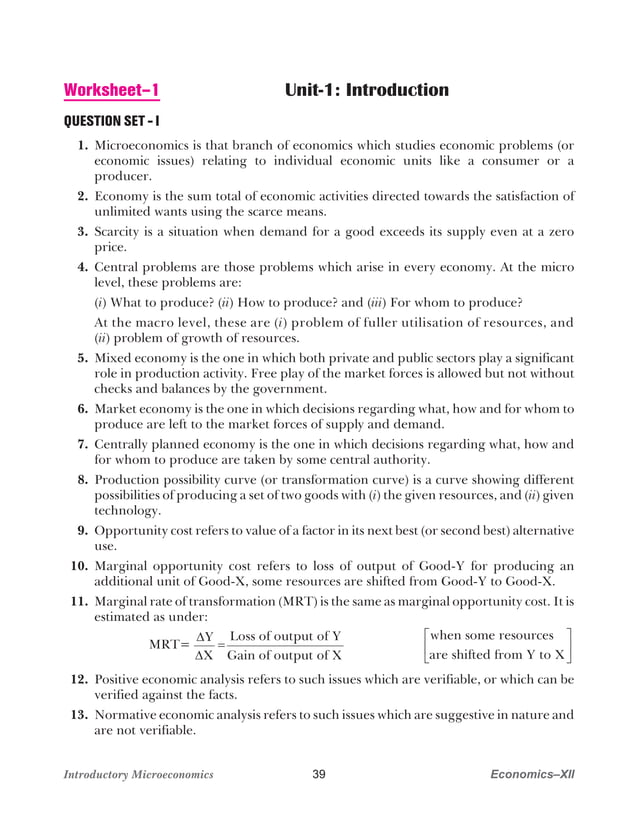 Microeconomics | PDF | Economy | Business and Finance