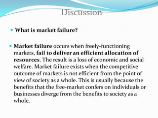 Microeconomics : Market Failure | PPT