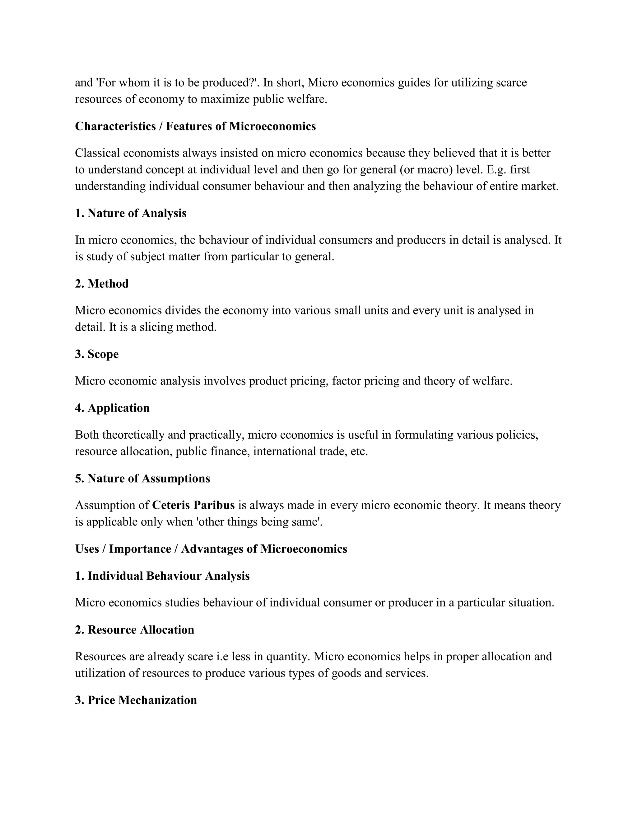 Microeconomics | DOCX
