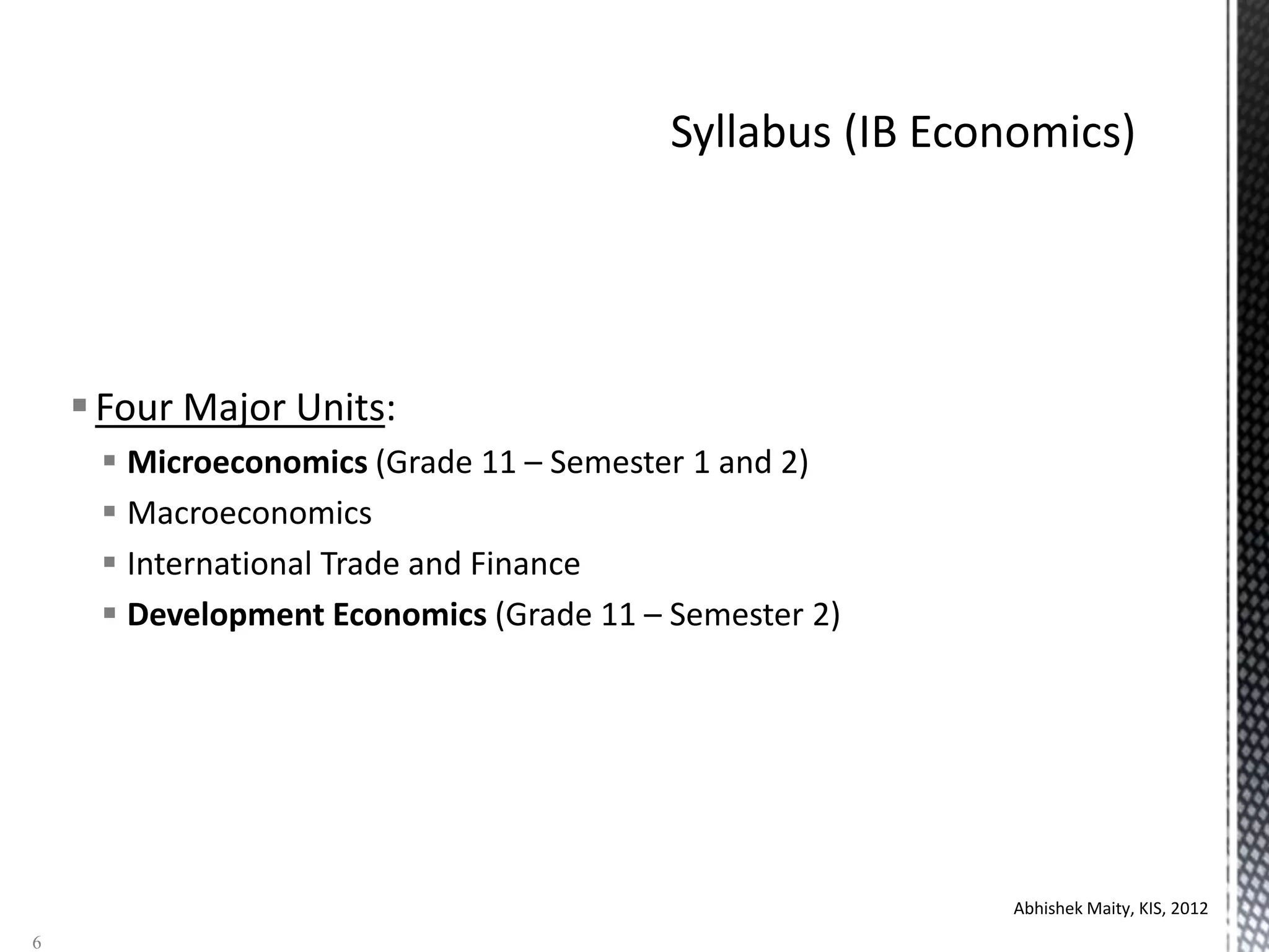 IBDP HL Microeconomics Lecture Slides | PPTX