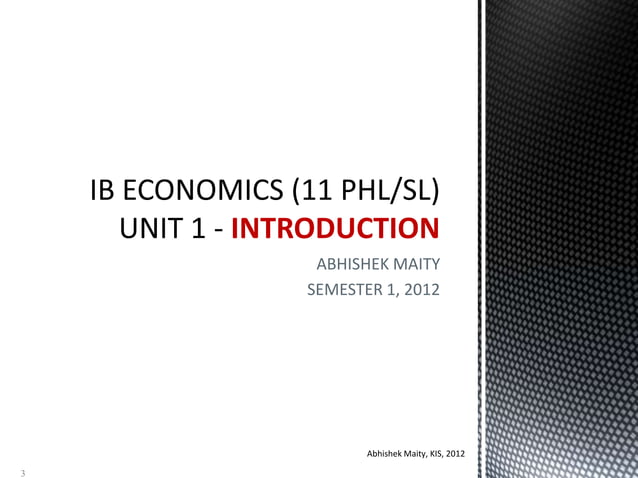 IBDP HL Microeconomics Lecture Slides | PPTX | Economy | Business and ...