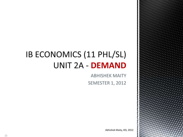 IBDP HL Microeconomics Lecture Slides | PPTX | Economy | Business and ...