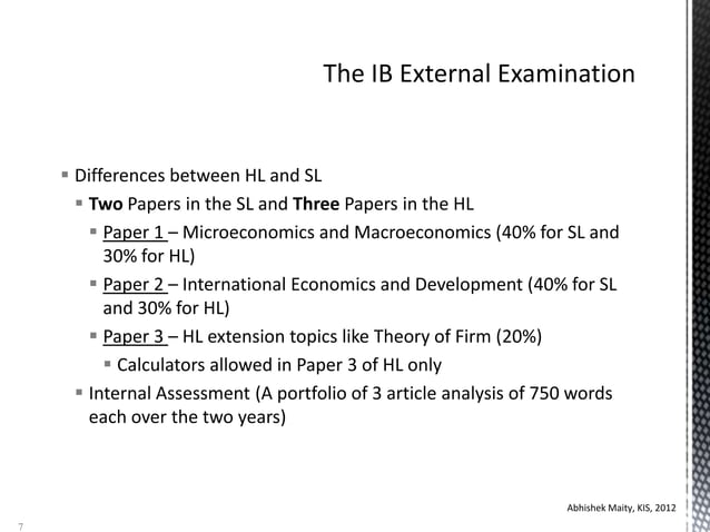 IBDP HL Microeconomics Lecture Slides | PPTX | Economy | Business and ...