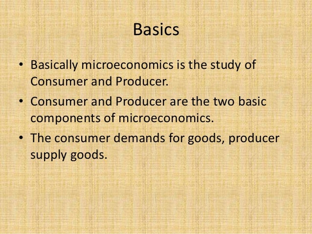 Introduction to Microeconomics