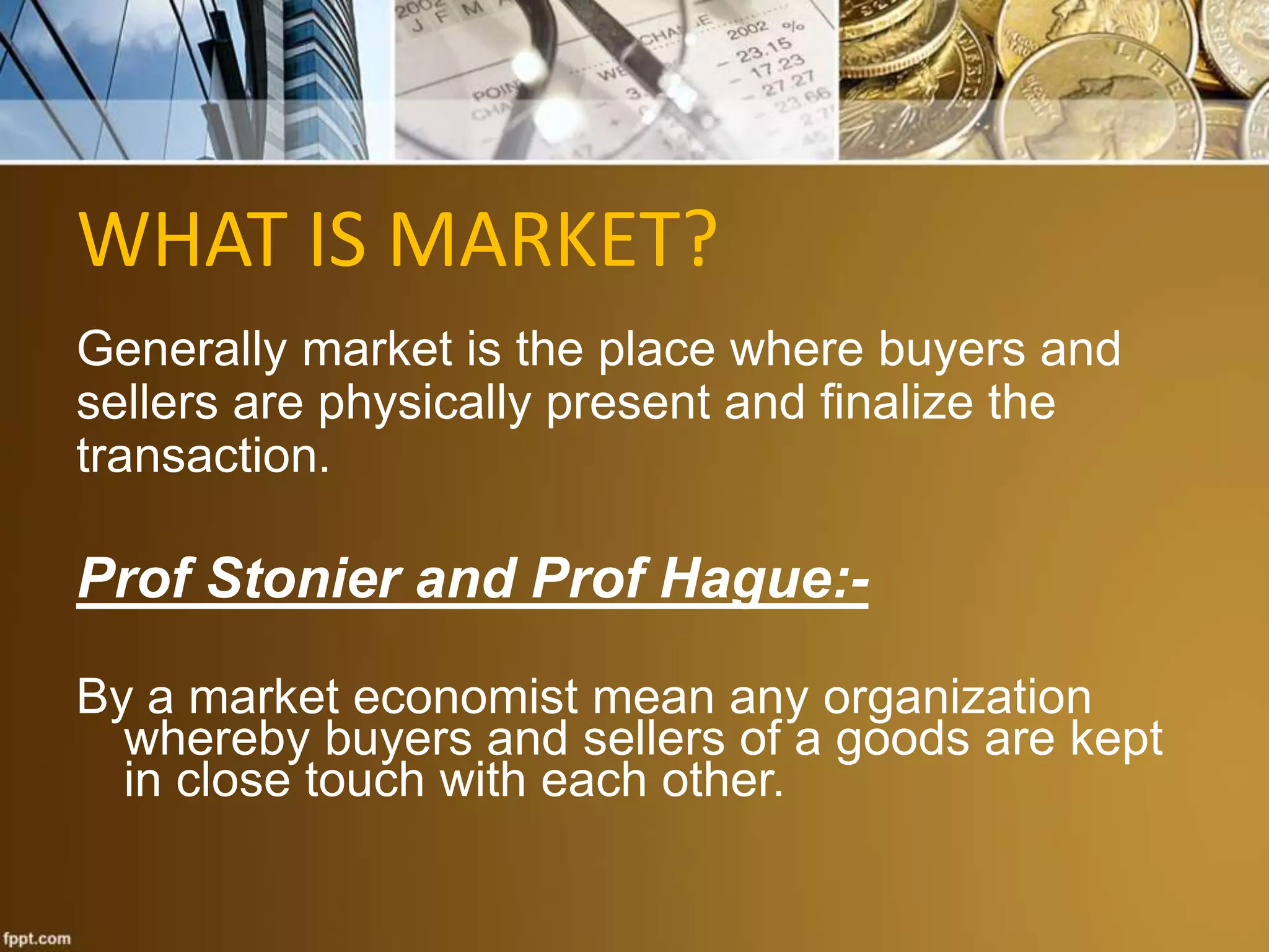 Market in Microeconomics | PPTX