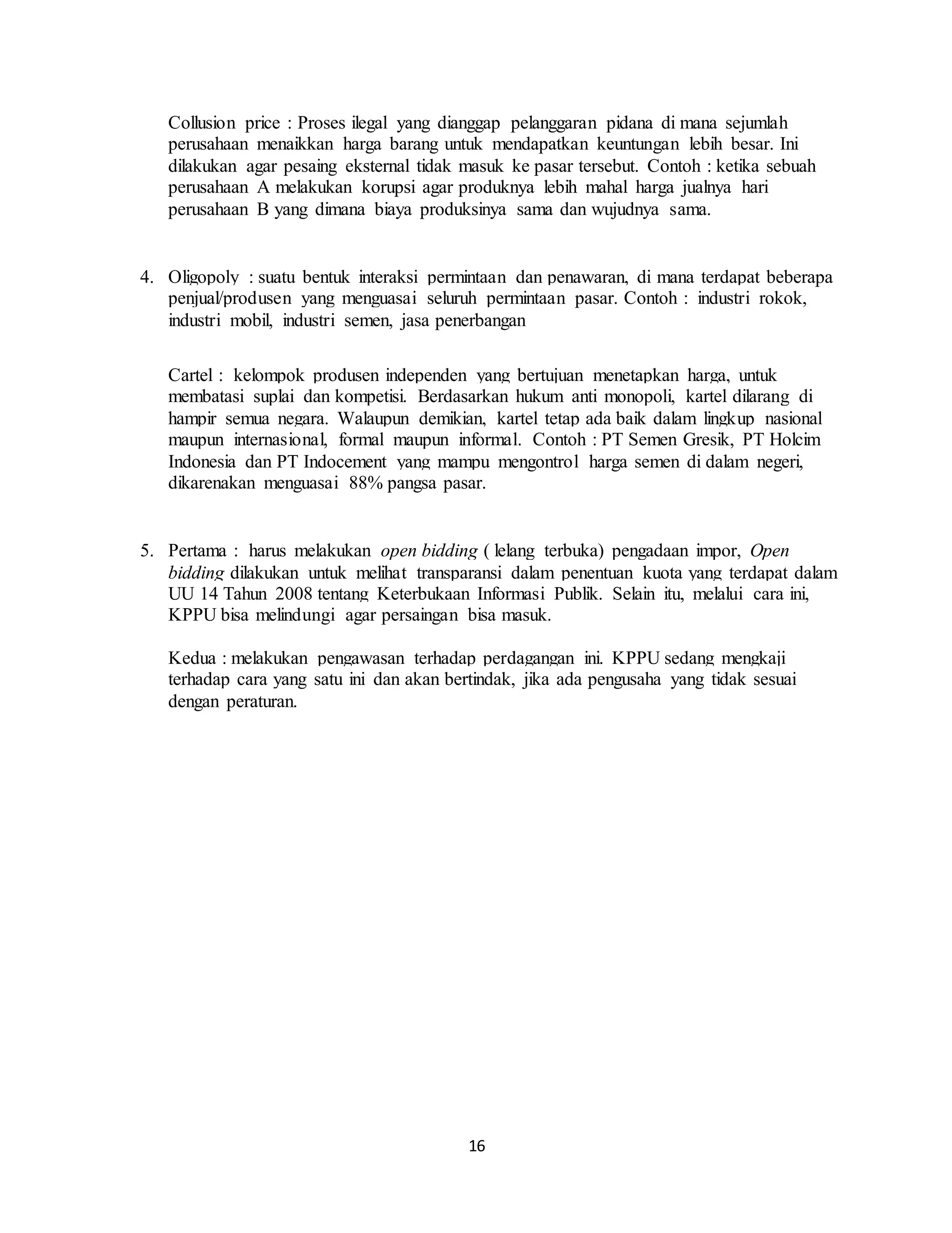 Microeconomics Compilation | DOCX