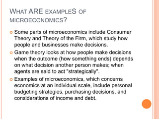 Micro economics | PPTX