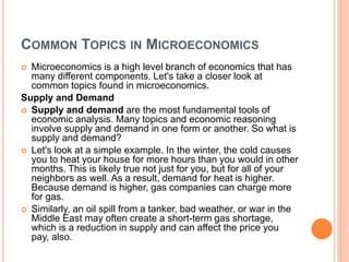 Micro economics | PPTX