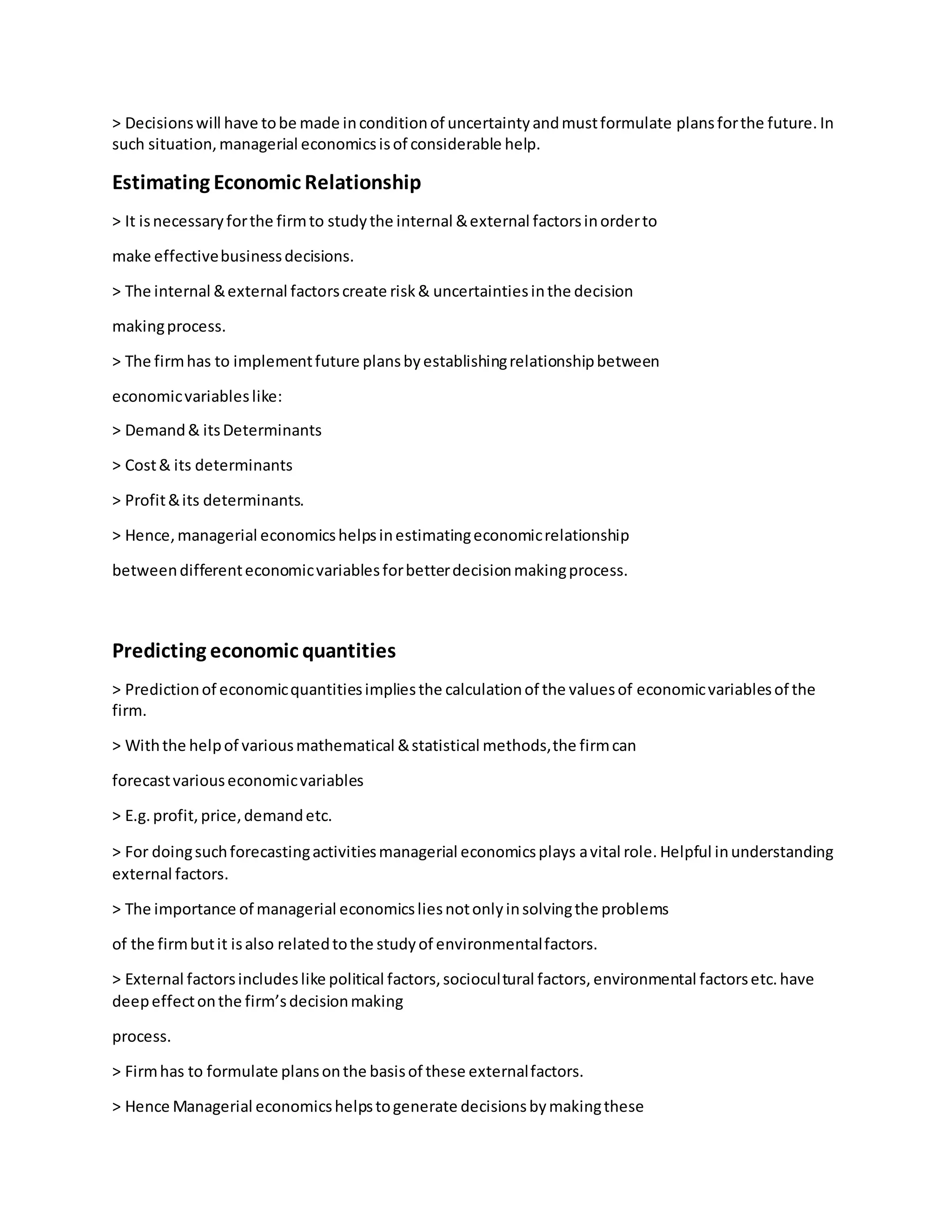 Purpose and significance of microeconomics in business decision making ...