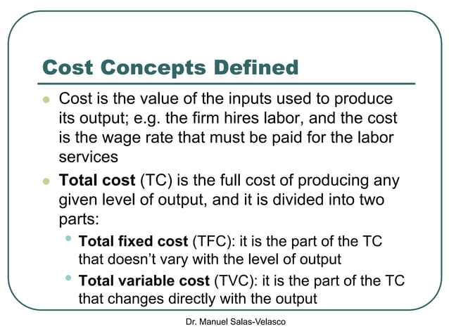 Microeconomics: Cost Functions | PDF | Business Accounting & Finance ...