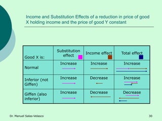 Microeconomics: Income and Substitution Effects | PDF