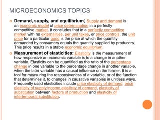 Microeconomics | PPTX