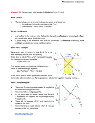 Microeconomics #02: Price Control | PDF