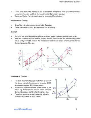 Microeconomics #02: Price Control | PDF