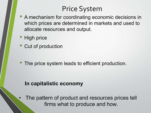 Price System (Macroeconomics) | PPTX