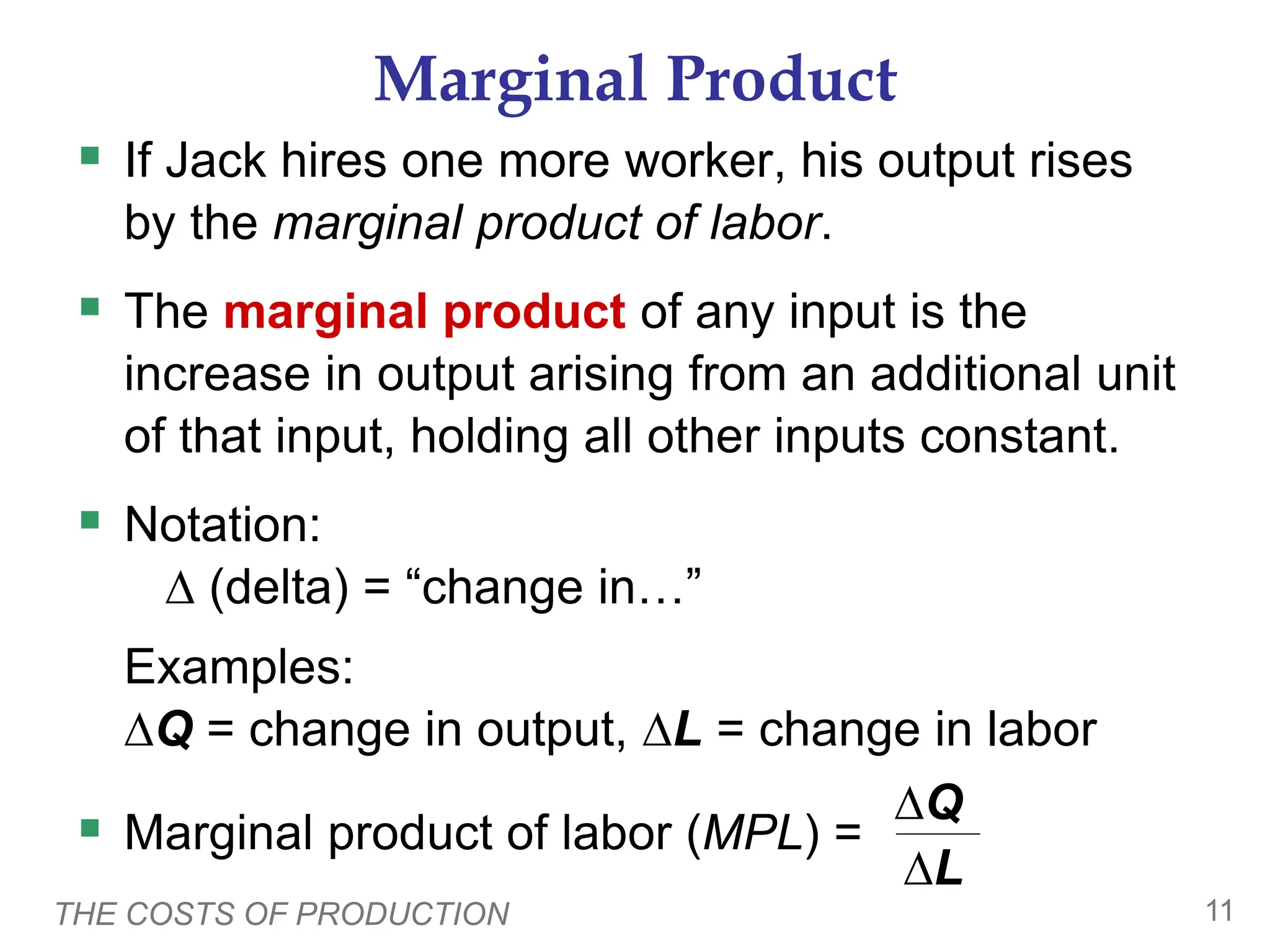 Microeconomics-The cost of production.ppt