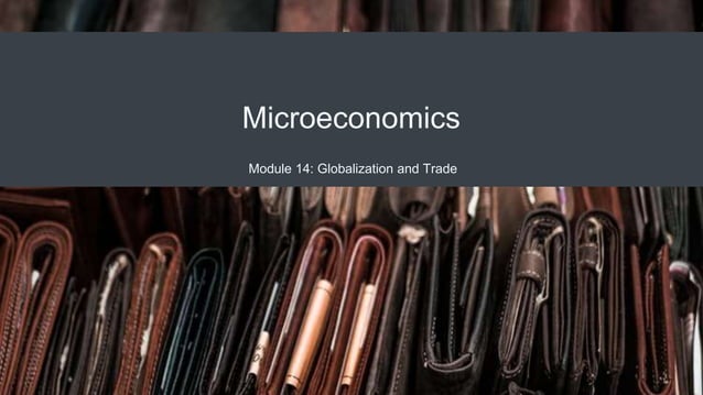 Microeconomics_14_Globalization and Trade.pptx | Business | Business ...