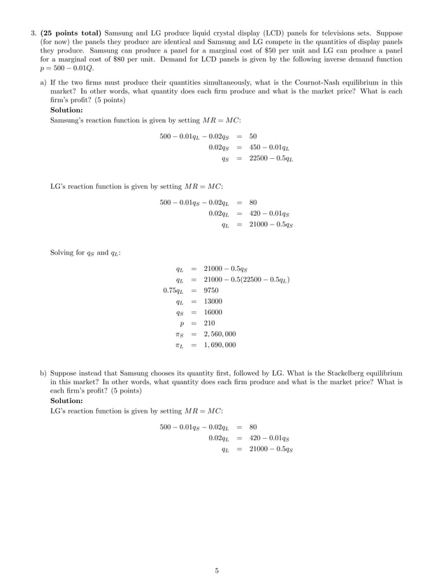 Microeconomics2 final exam_answers | PDF