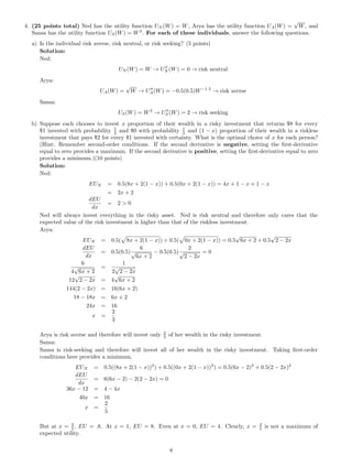 Microeconomics2 final exam_answers | PDF