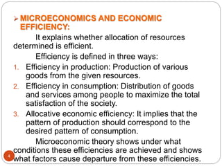 Microeconomics and macroeconomics | PPTX