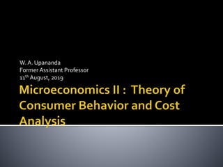 Microeconomics ii | PPTX