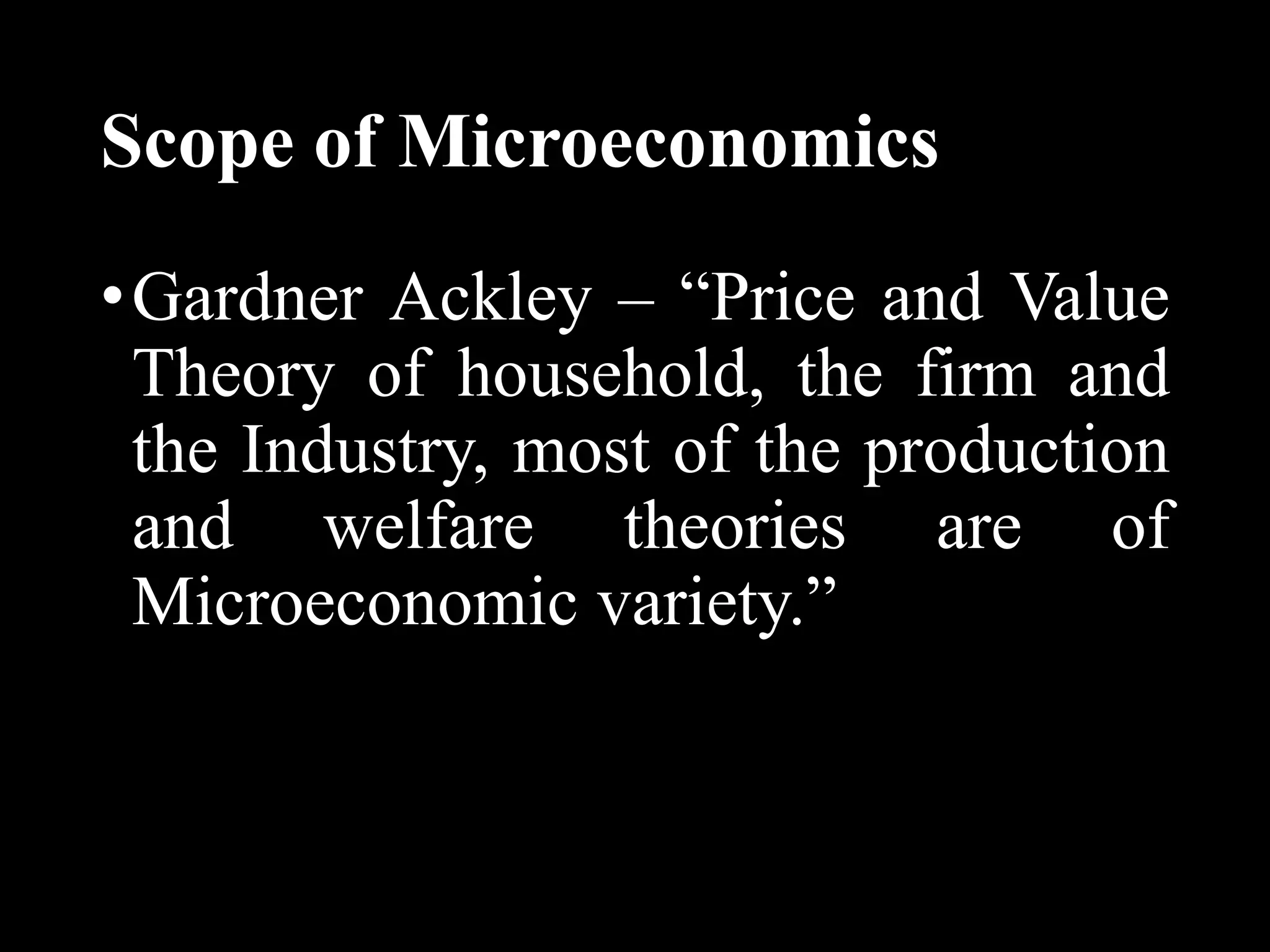Microeconomics introduction | PPTX