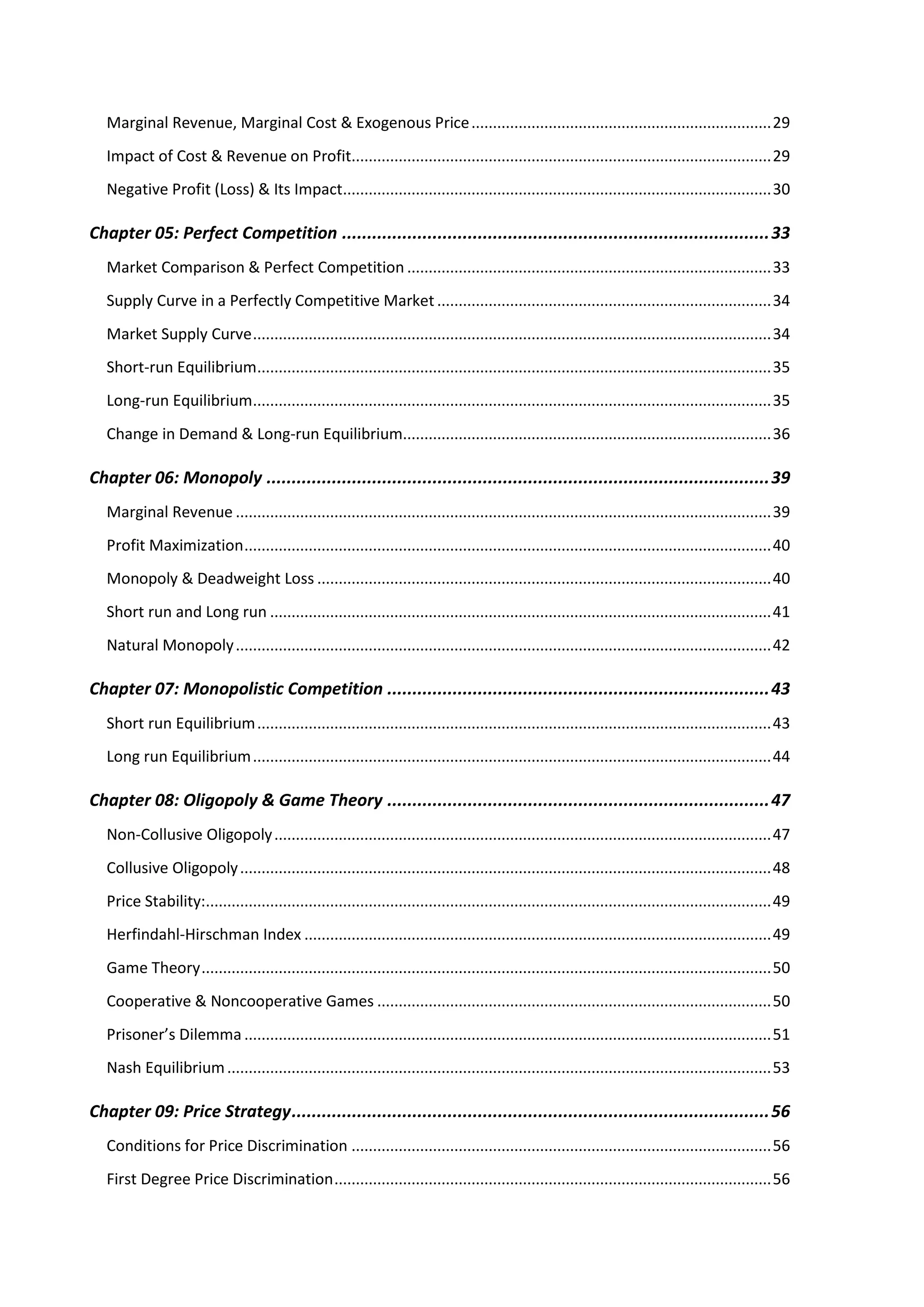 Microeconomics Lecture Notes Pdf