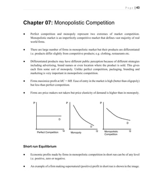 Microeconomics lecture notes | PDF