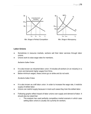 Microeconomics lecture notes | PDF