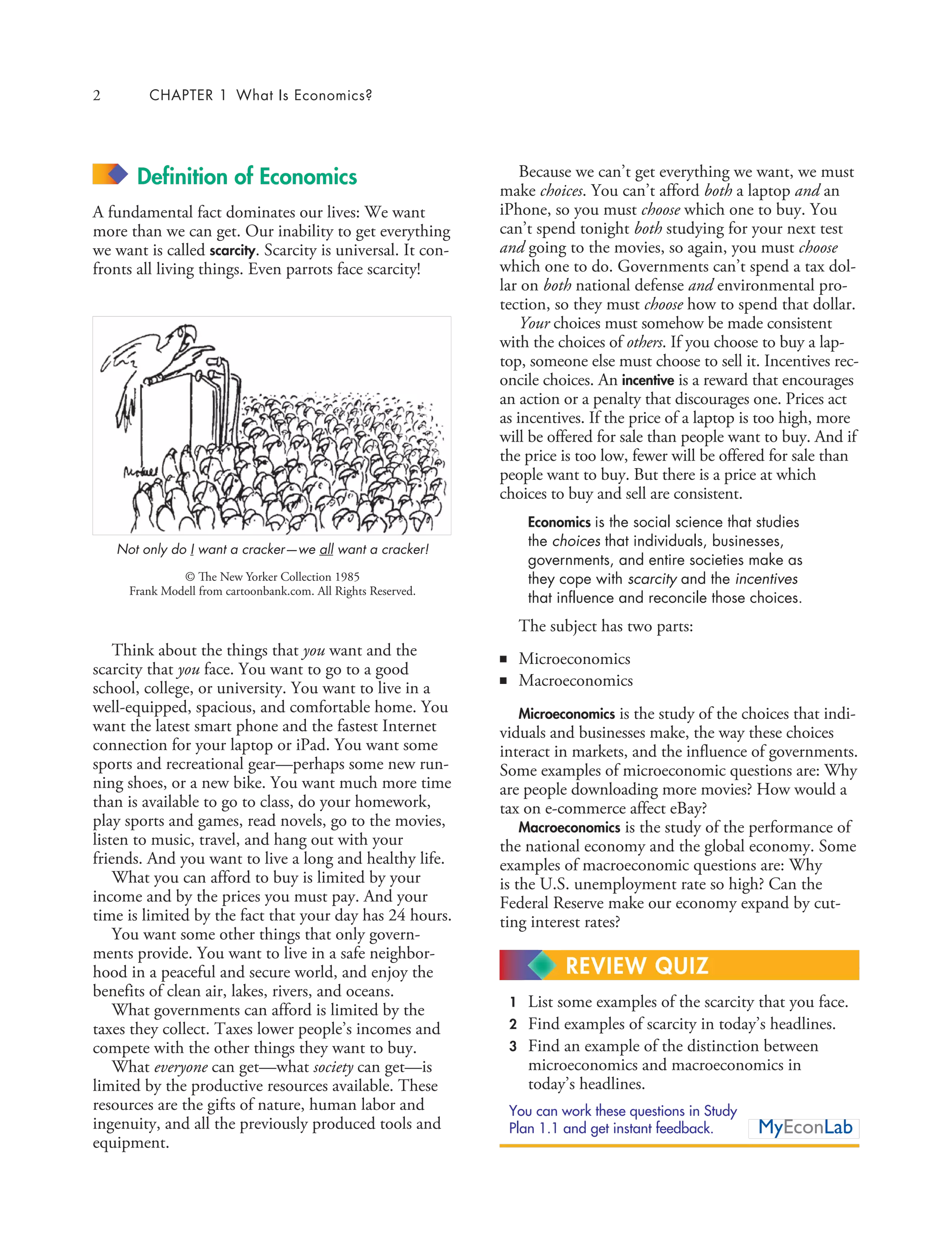 Microeconomics macroeconomics & basic economic questions | PDF