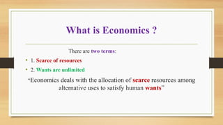 Microeconomics Definition