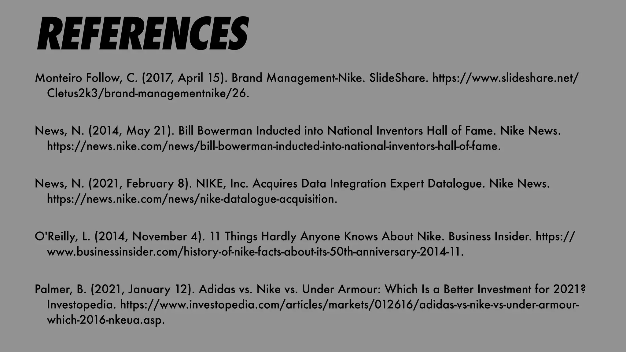 Nike Microeconomics Presentation and Market Share Evaluation | PDF