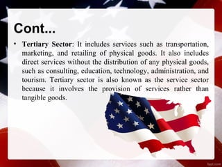 Economic Structure of USA | PPT