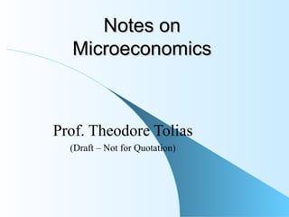 Micro economics slides | PPT