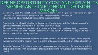 Introduction to Micro Economics Unit 1.pptx | Economy | Business and ...