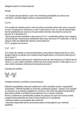Microeconomie | DOCX