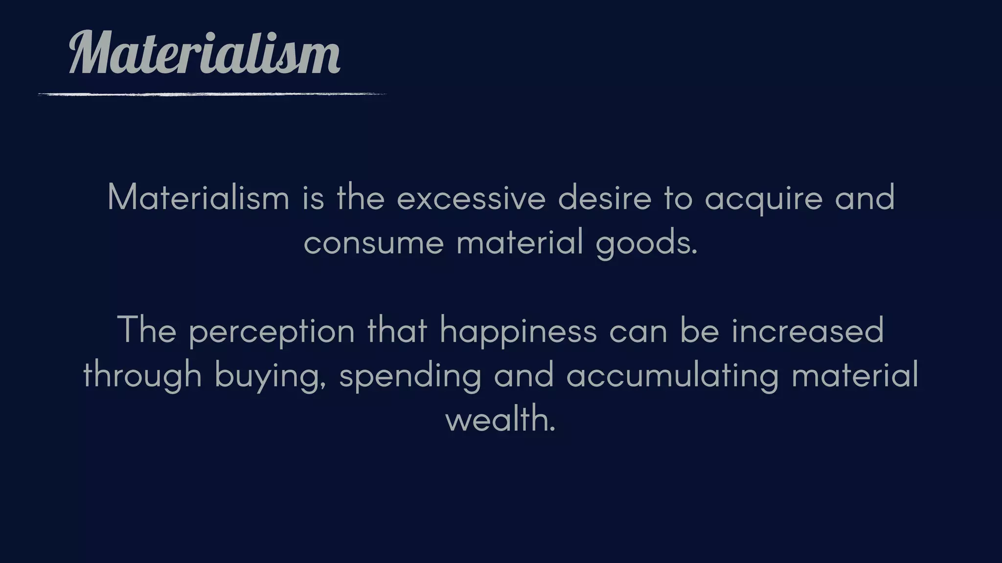 Microeconomics - Happiness and Materialism | PDF