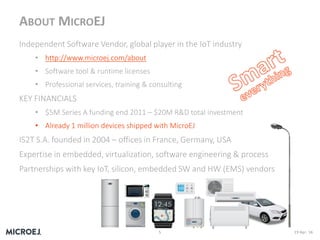 MicroEJ, the OS for IoT | PPT