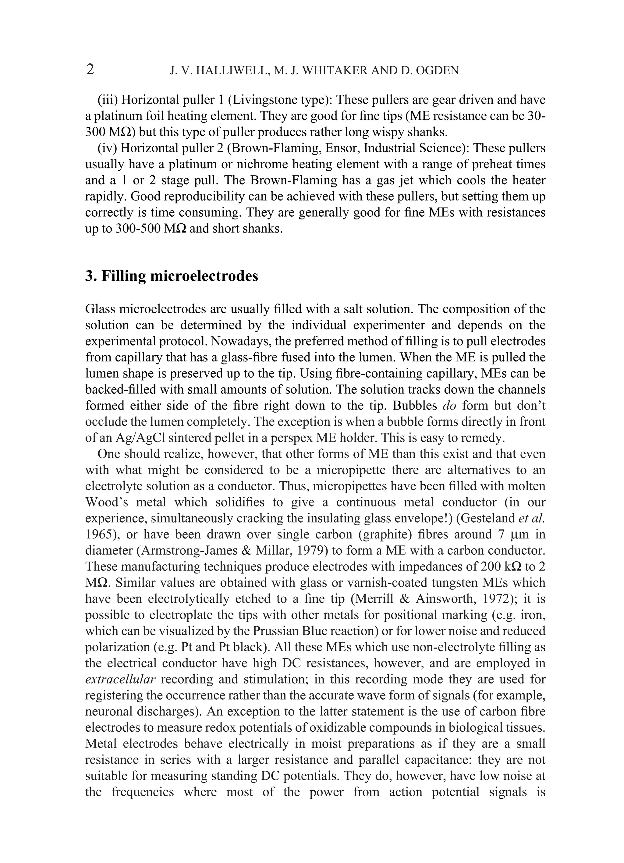 Microelectrodes ch01 | PDF