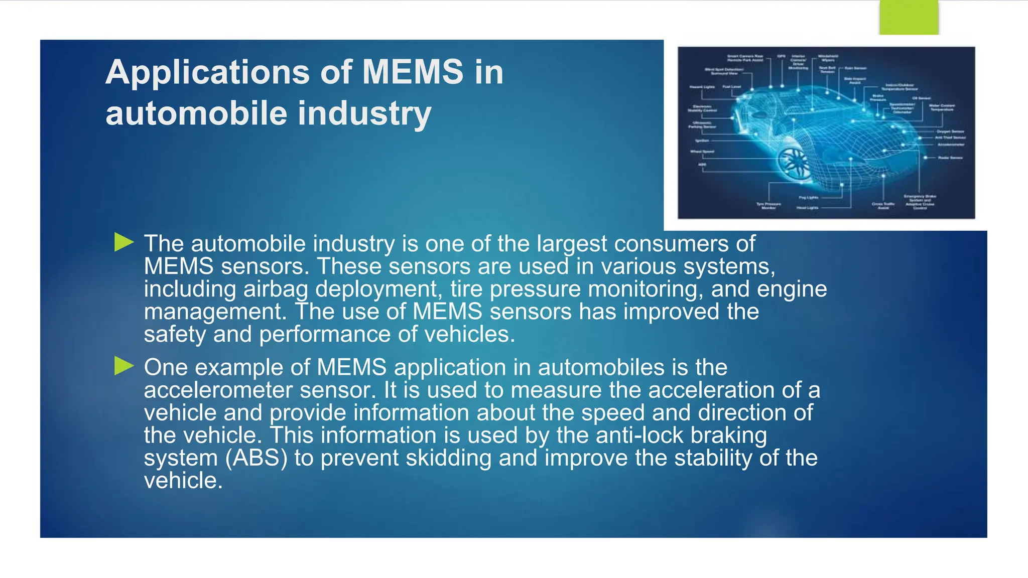 Micro electro mechanical systems (MEMS)....pptx