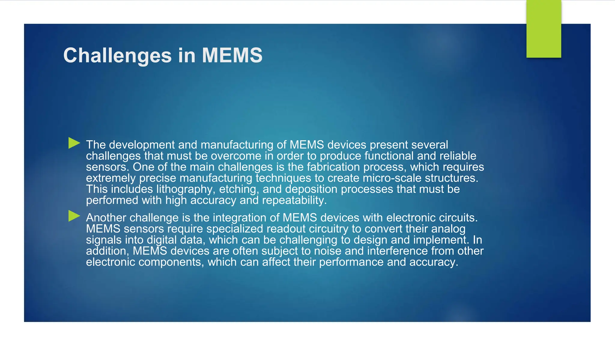 Micro electro mechanical systems (MEMS)....pptx